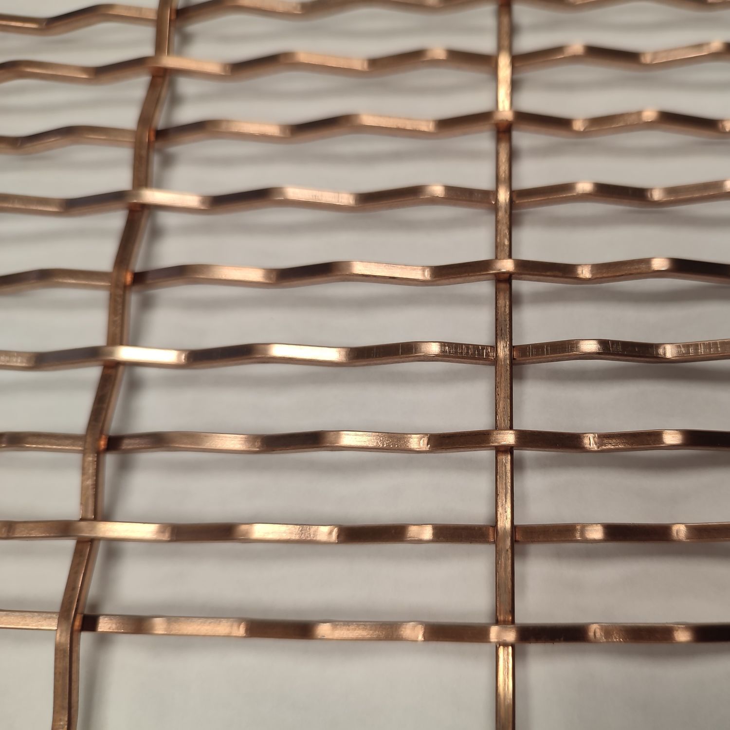 Brass wire mesh - ROUND - MC&I - stainless steel / for facade / for wall