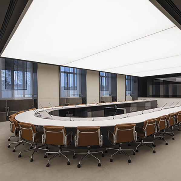 Backlit stretched membrane - ALYOS technology - for interior / for ...