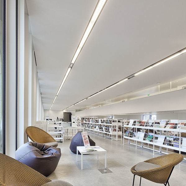 Acoustic stretch ceiling - HTA 240 - ALYOS technology - canvas / roll ...