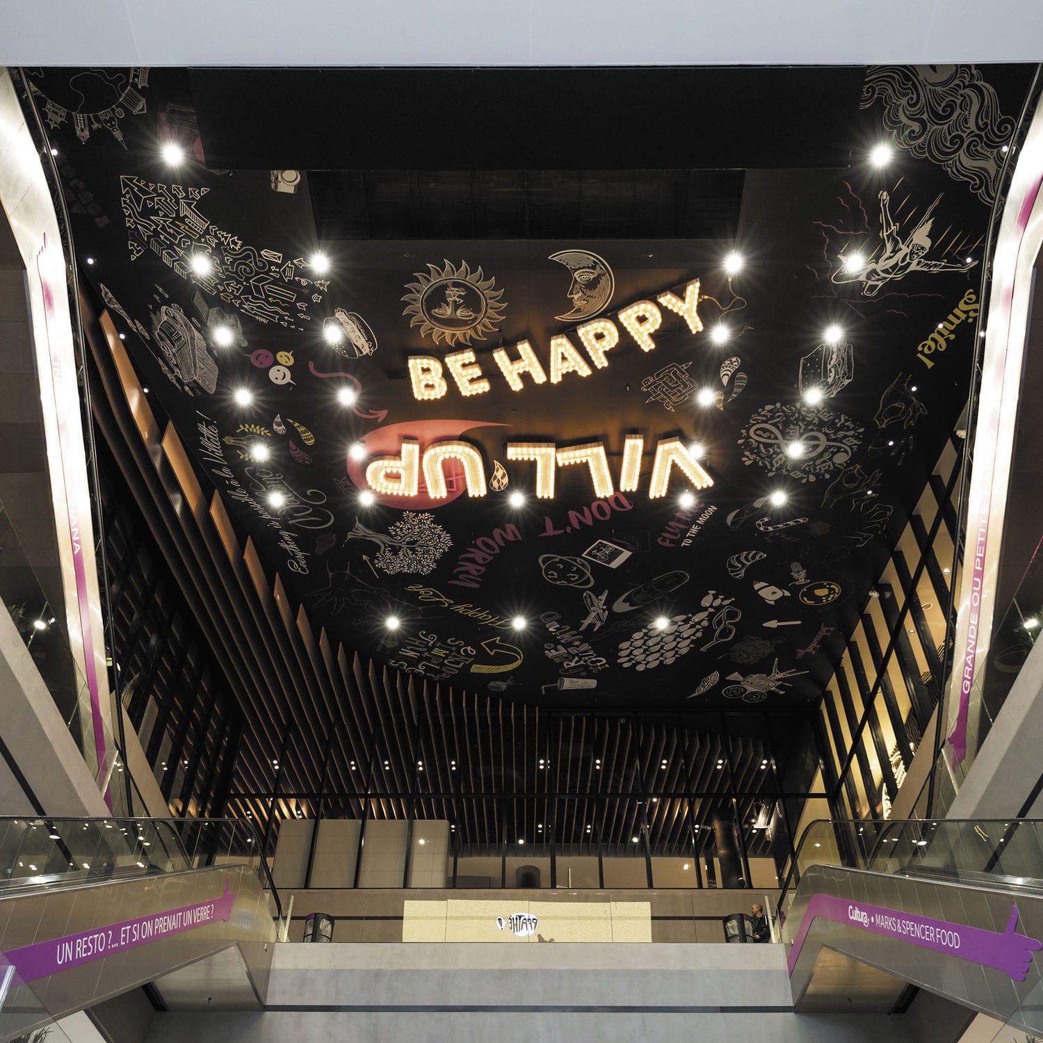 Interior stretched membrane - design - ALYOS technology - for ceiling ...