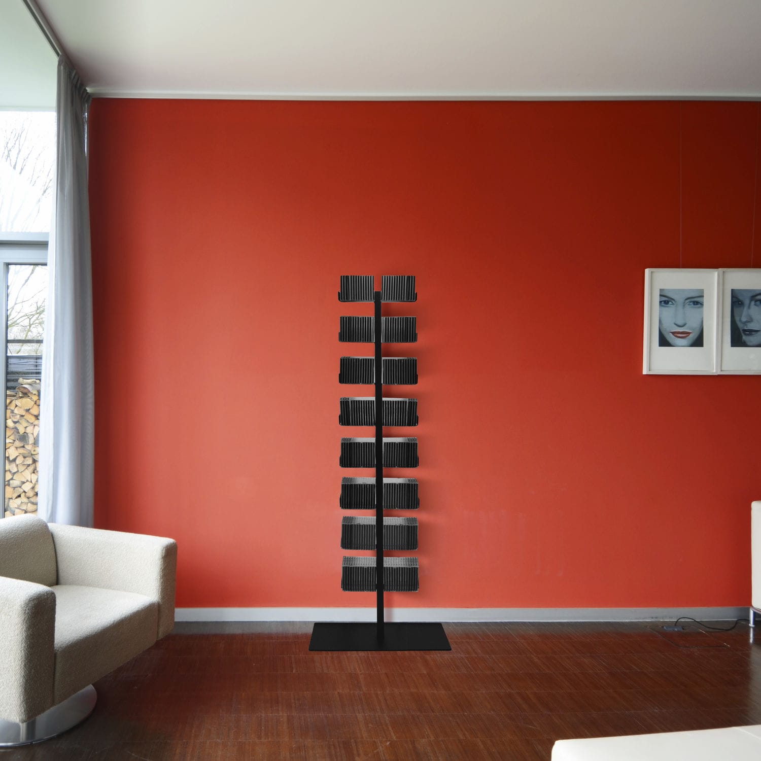 Contemporary shelf - CD-BAUM 1 BIG - RADIUS DESIGN - powder-coated ...