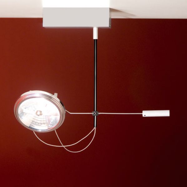 Ceiling-mounted spotlight - ABSOLUT - RADIUS DESIGN - halogen / round ...