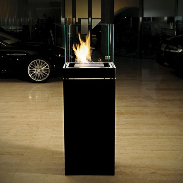 Rectangular bioethanol burner - HIGH FLAME - RADIUS DESIGN