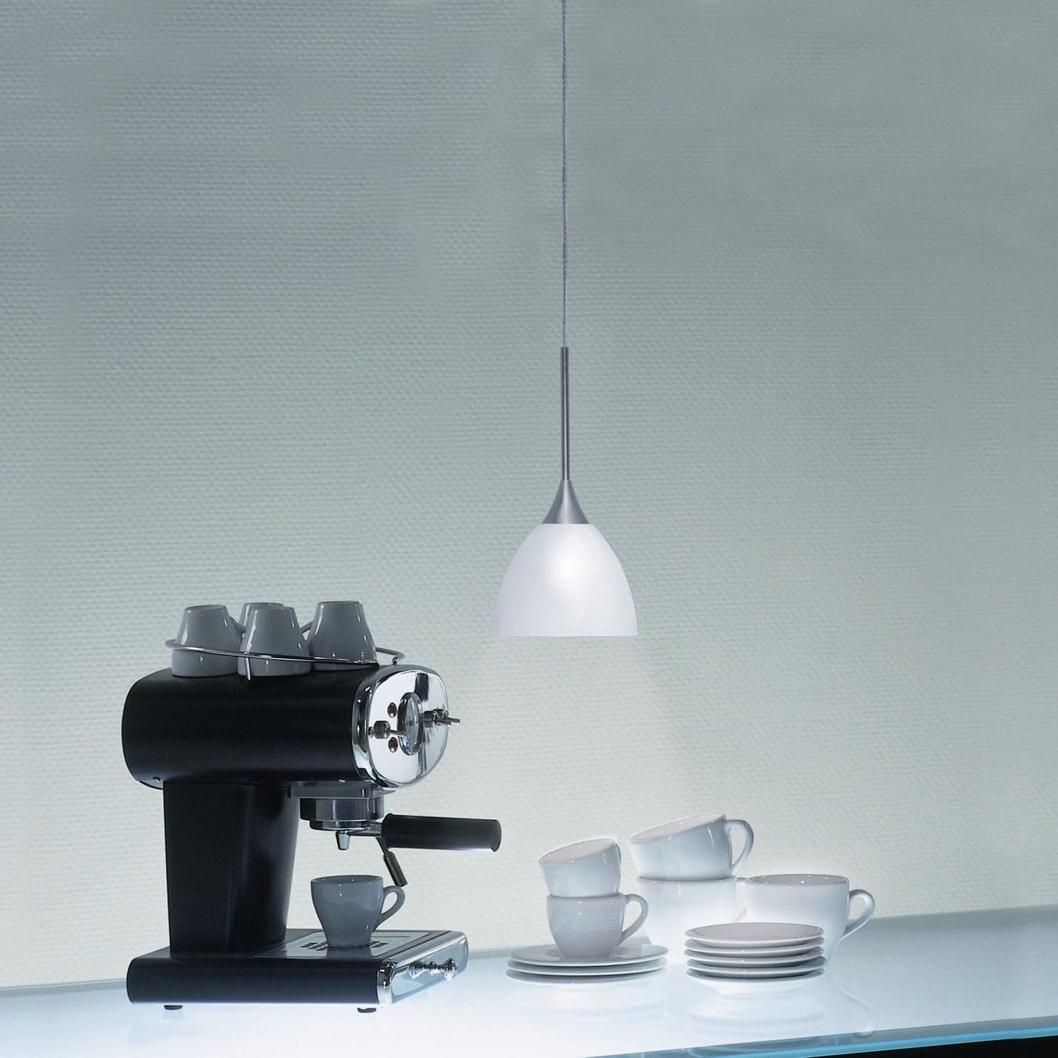 Pendant lamp - SILVA / 160 G9 S - BRUCK - blown glass / contemporary ...