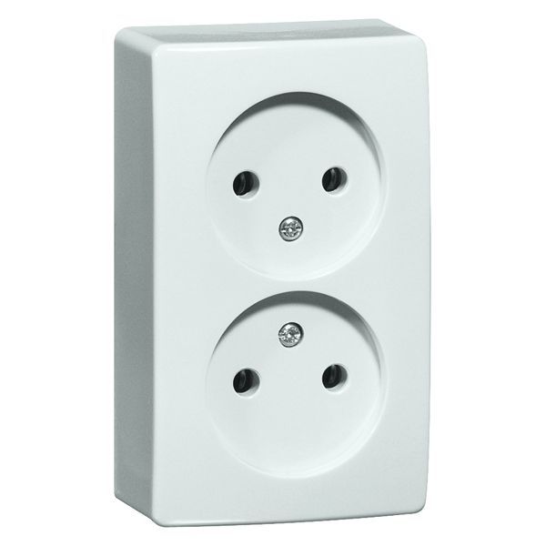 Power socket - H 1902 - PEHA Paul Hochköpper - double / wall-mounted ...