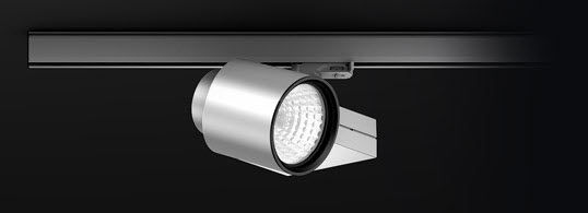 Halogen track light - PURA S - RZB - round / aluminum / commercial
