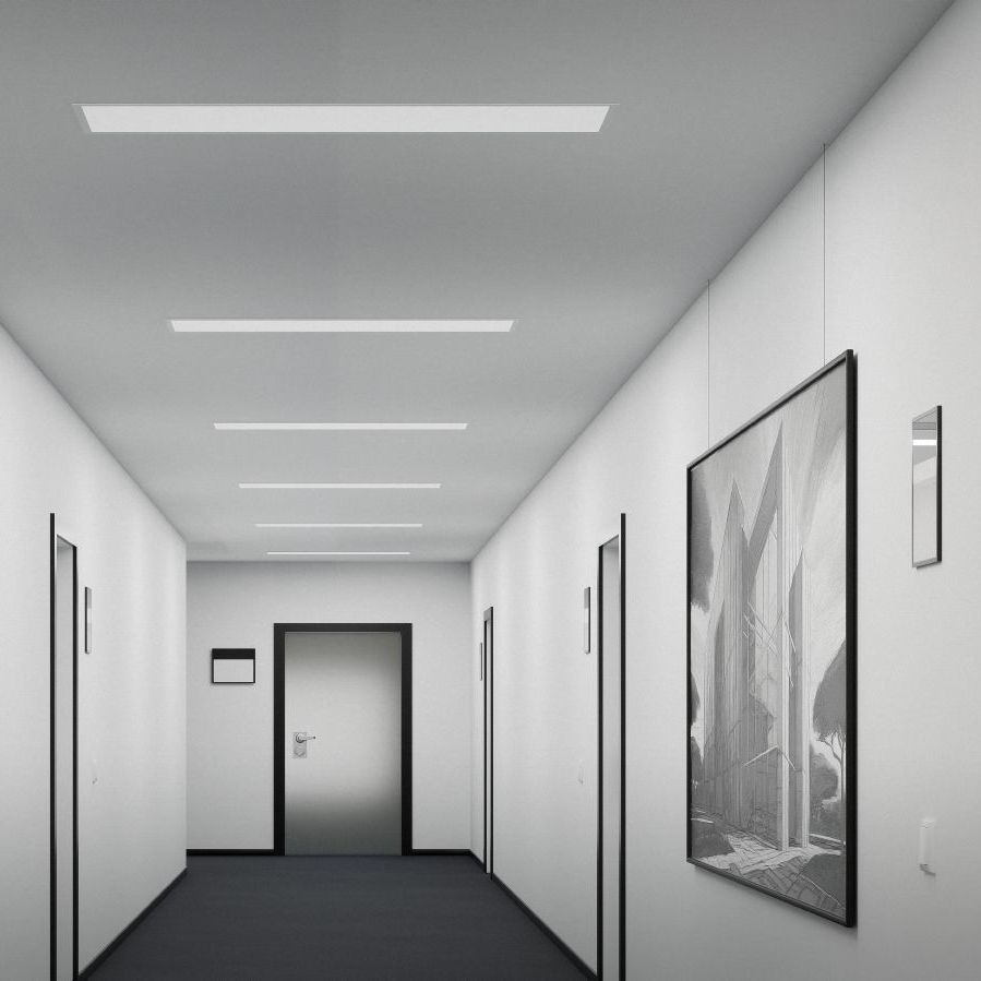 Surface mounted light fixture - KALEEA - RZB - recessed / LED / rectangular