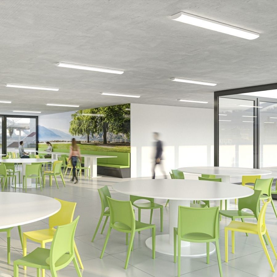 Surface-mounted light fixture - PLANADO - RZB - fluorescent / high / IP54