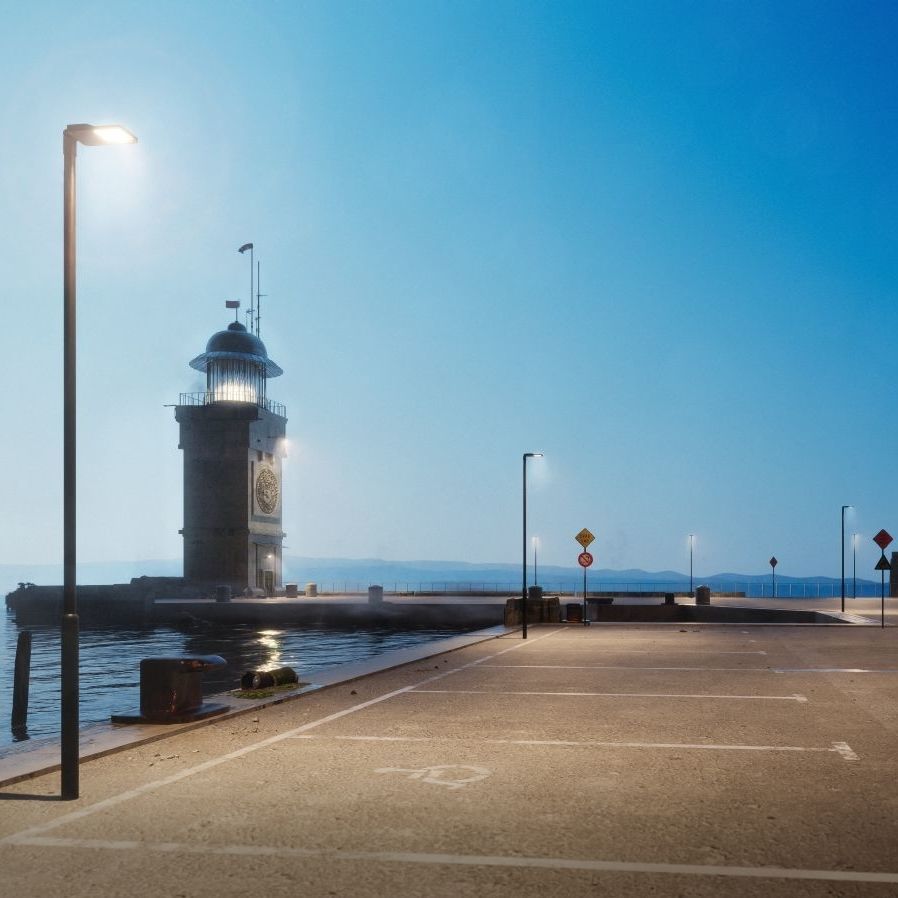 Urban lamp post - LIGHTSTREAM MINI - RZB - contemporary / cast aluminum ...