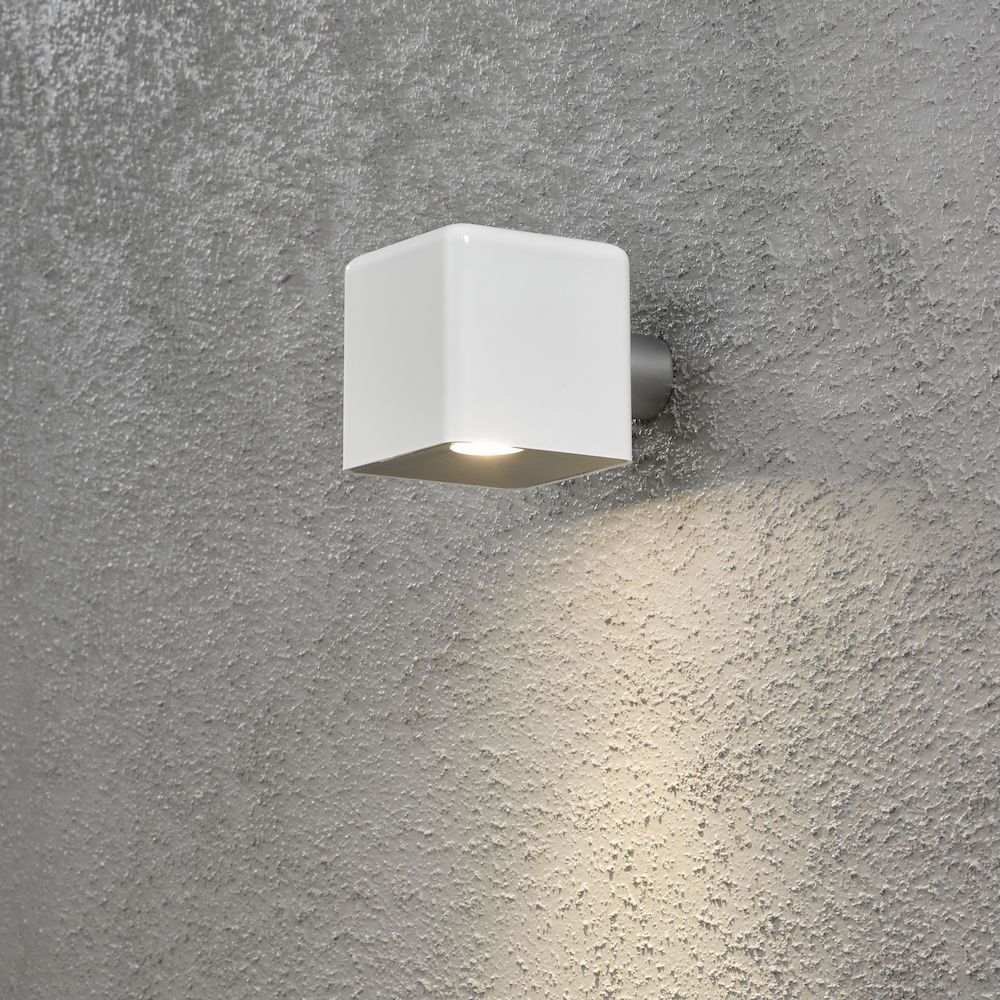 Wall-mounted spotlight - AMALFI - Gnosjö Konstsmide - LED / square / IP54