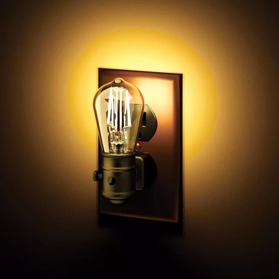 Contemporary night-light - VINTAGE STYLE - GE Lighting - retro / glass ...