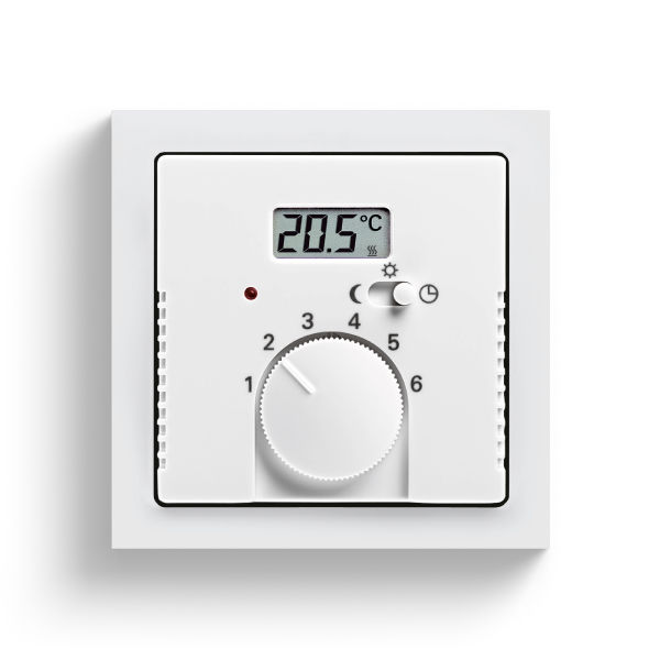 Digital thermostat - BUSCH-JAEGER - manual / room / white
