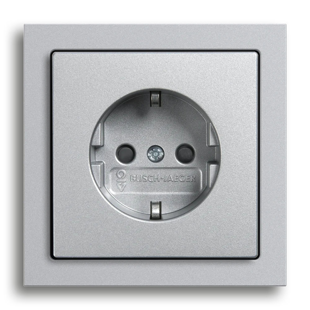 Power socket - SAFETY + - BUSCH-JAEGER - wall-mounted / surface-mount ...