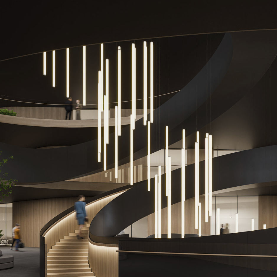 Hanging light fixture - ISSA - Intra Lighting d.o.o. - RGB LED / linear ...