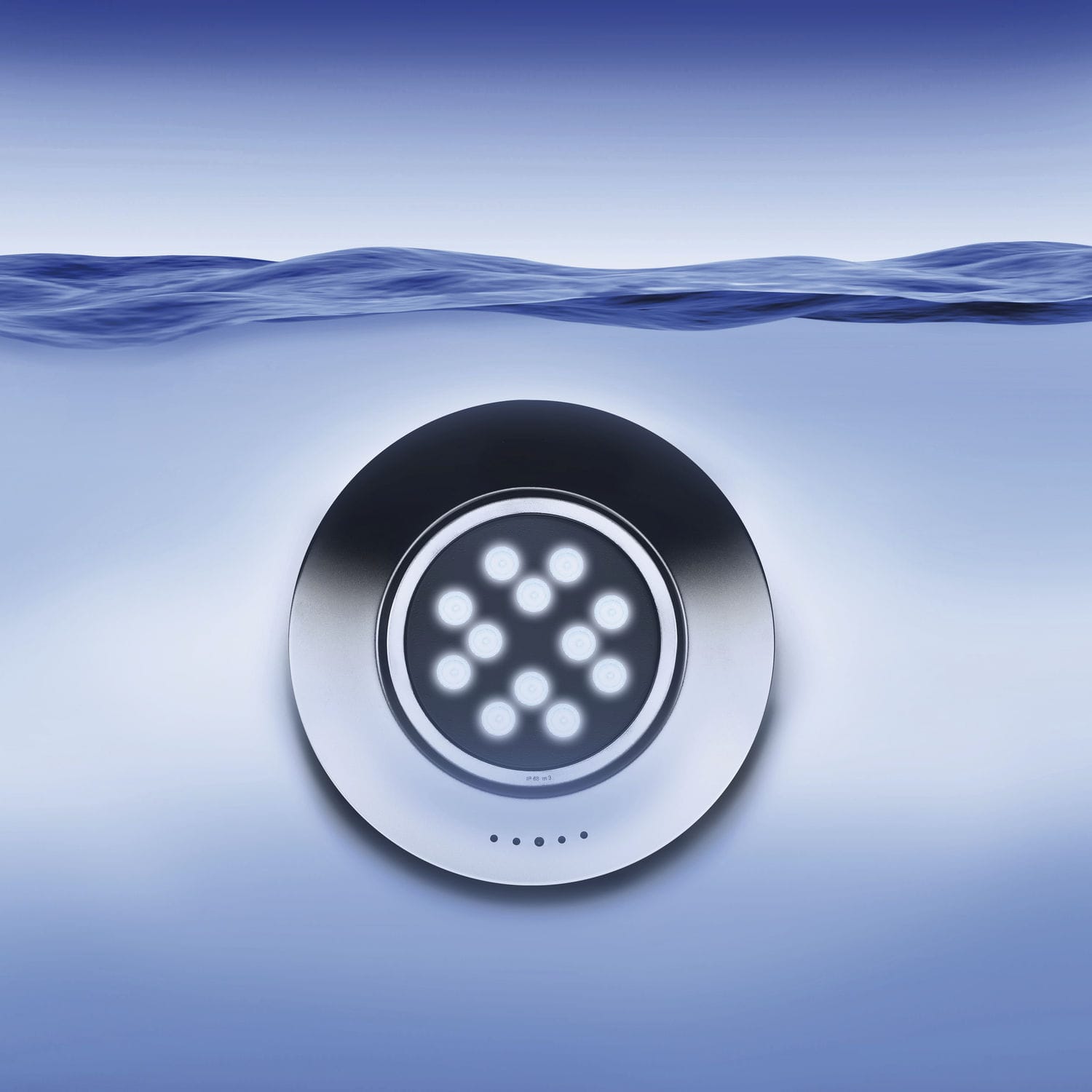 Recessed light fixture - POOL - Simes - LED / round / IP68