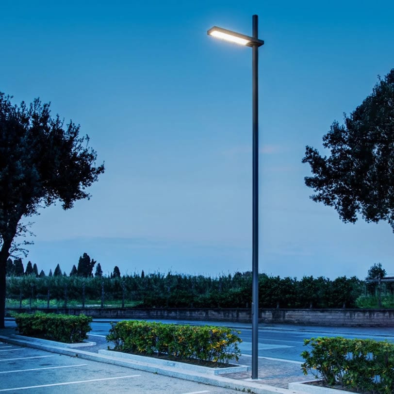 Urban lamp post - AVENUE - Simes - contemporary / aluminum / LED