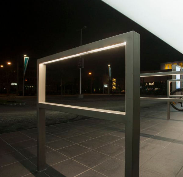 Floor-mounted bike rack - QUADRATONE U60X40 - LECCOR Leuchten GmbH ...