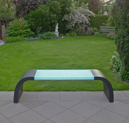 Public bench with integrated LED lighting - DL - LECCOR Leuchten GmbH ...