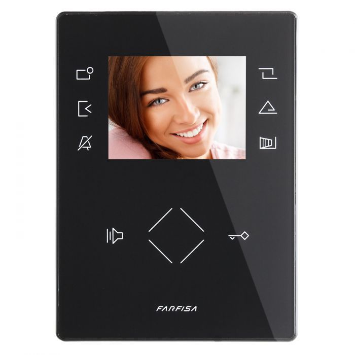 Black video intercom - ZH1262B - FARFISA - commercial / residential ...