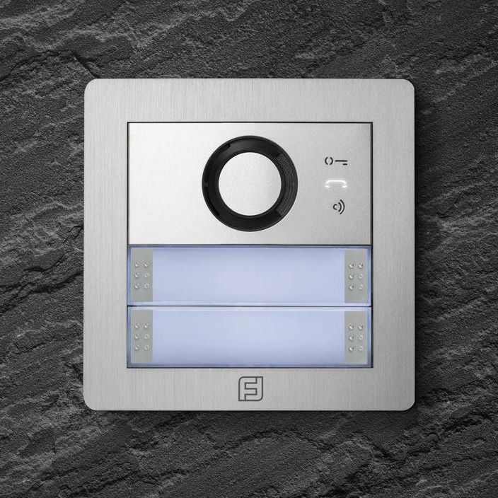 Gray audio door intercom - AB3G - FARFISA - commercial / residential ...