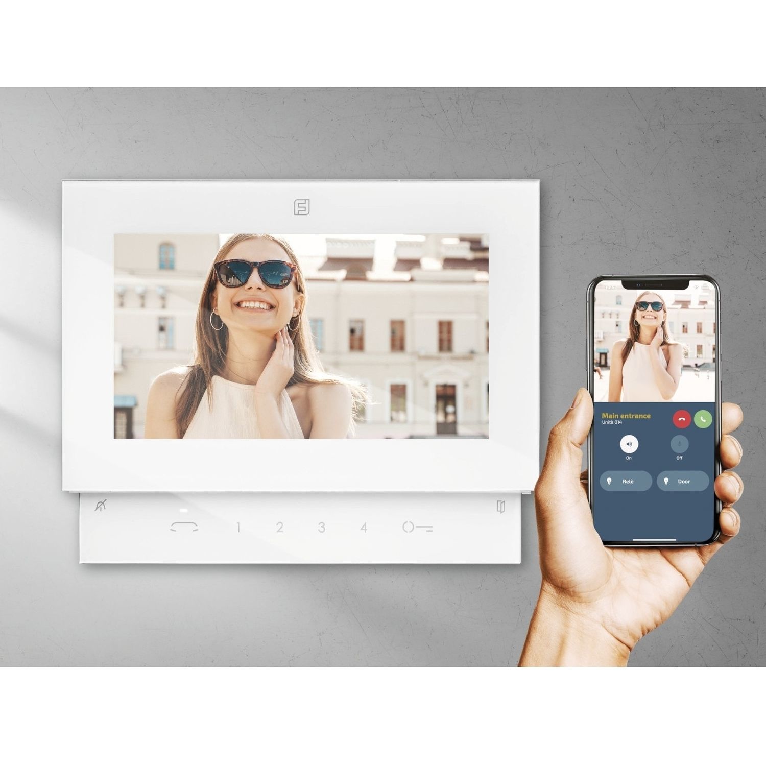 White video door intercom - SE4272 - FARFISA - residential / wall ...