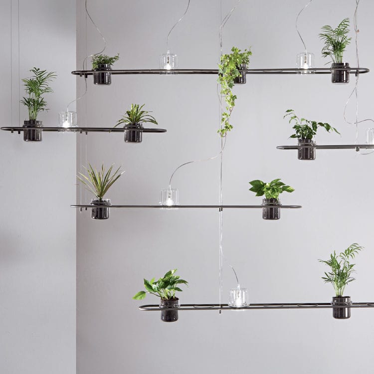 Pendant lamp - PLANTICUS - Siru Lighting - iron / organic design / corded