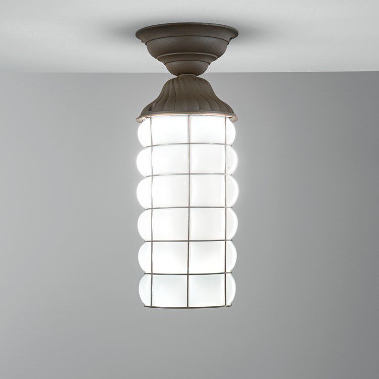 Traditional ceiling light - CORNO DUCALE - Siru Lighting - cylindrical ...