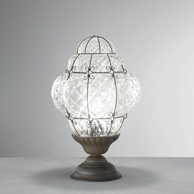 Table lamp - CLASSIC - Siru Lighting - metal / Venetian glass / blown glass