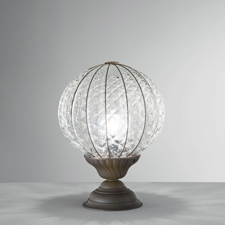 Portable lamp - SFERA - Siru Lighting - metal / blown glass / traditional