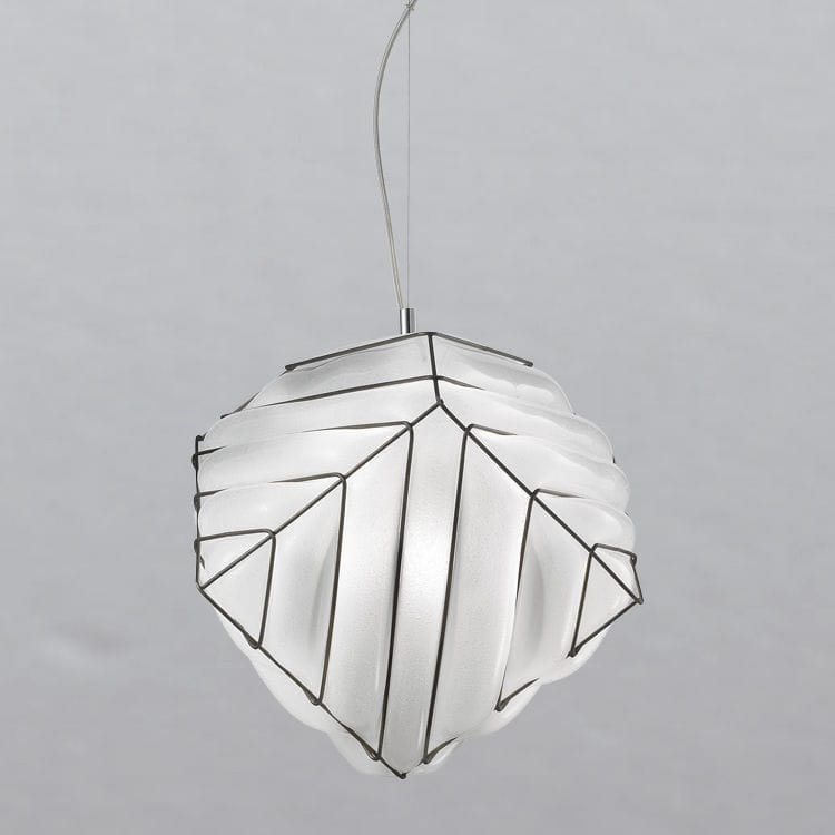 Pendant lamp - DADO - Siru Lighting - wire mesh / blown glass ...