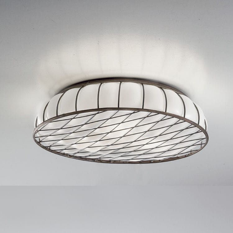 Contemporary ceiling lamp - SOFFICE - Siru Lighting - round / wire ...