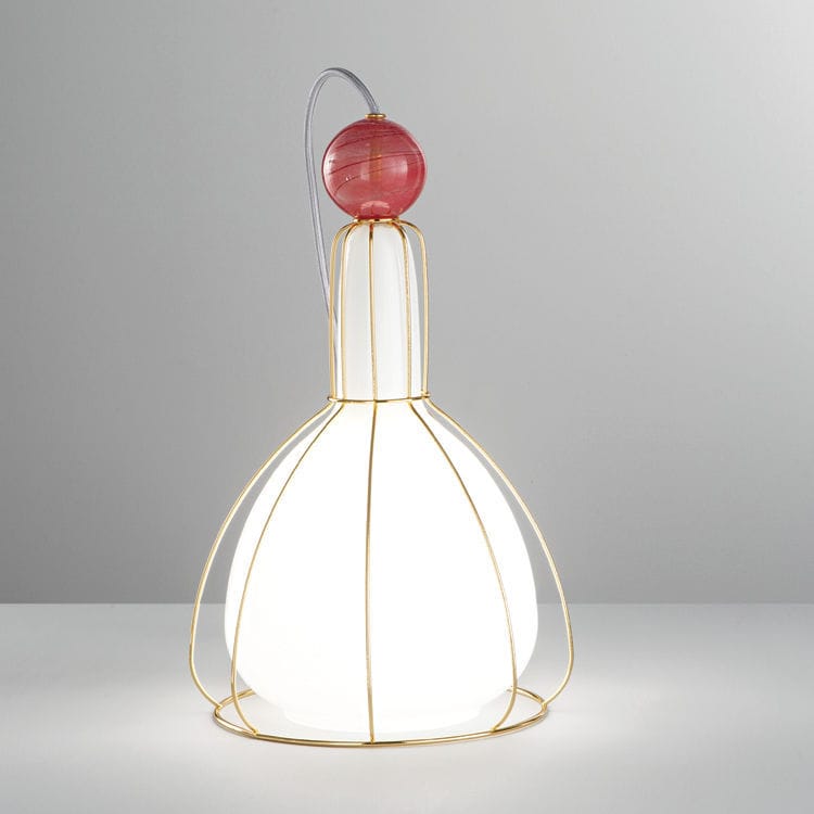 Table lamp - DAMA - Siru Lighting - wire / blown glass / contemporary