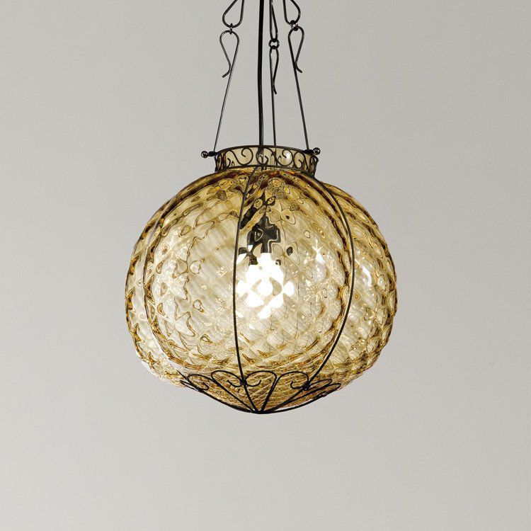 Pendant lamp - BOLLA - Siru Lighting - wire / blown glass / traditional