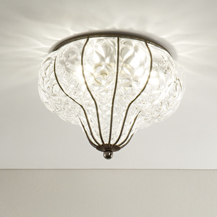 Contemporary ceiling lamp - CARRO - Siru Lighting - round / sculptural ...
