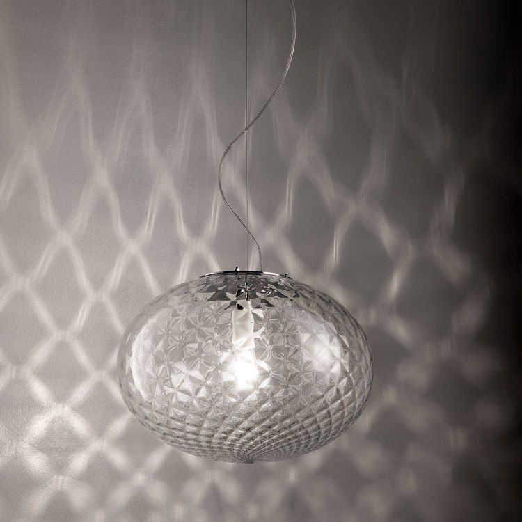 Pendant lamp - BOLLA - Siru Lighting - blown glass / gold foil ...