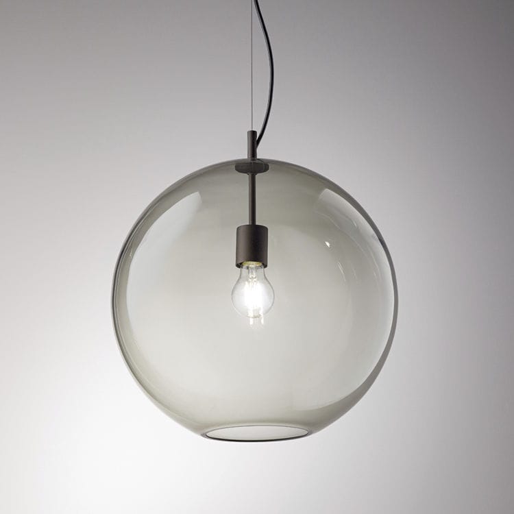 Pendant lamp - BOSTON - Siru Lighting - smoked glass / blown glass ...