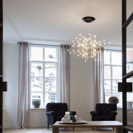 Pendant lamp - SPECTRE - Quasar Holland - nickel / original design / corded