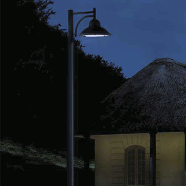 Urban lamp post - ASTER - Moonlight - garden / contemporary / cast aluminum