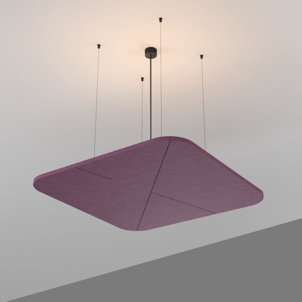 Interior panel - QUANTUM - PROLICHT - acoustic / light / aluminum