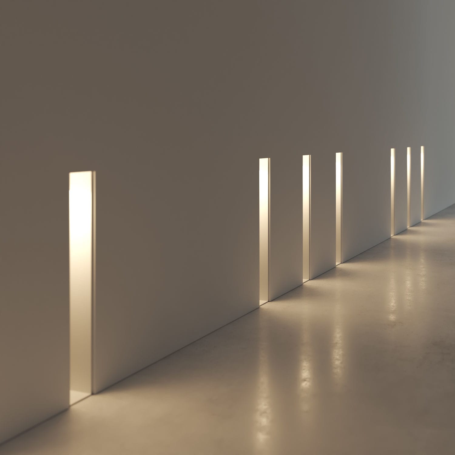 Contemporary wall light - ONLY LIGHT DOWN - PROLICHT - indoor / outdoor ...