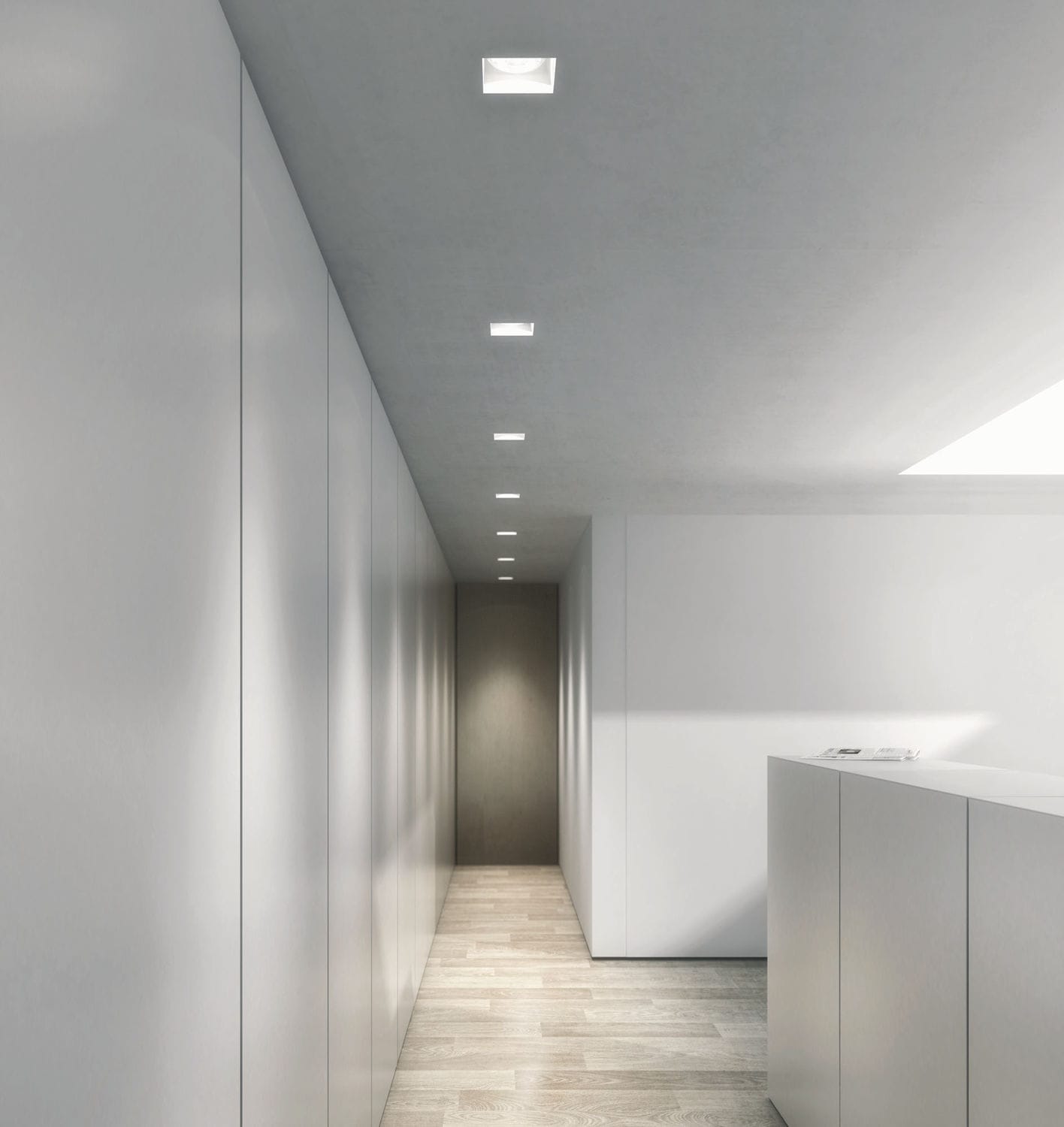 Recessed downlight - CAVE - PROLICHT - for ceiling / LED / square