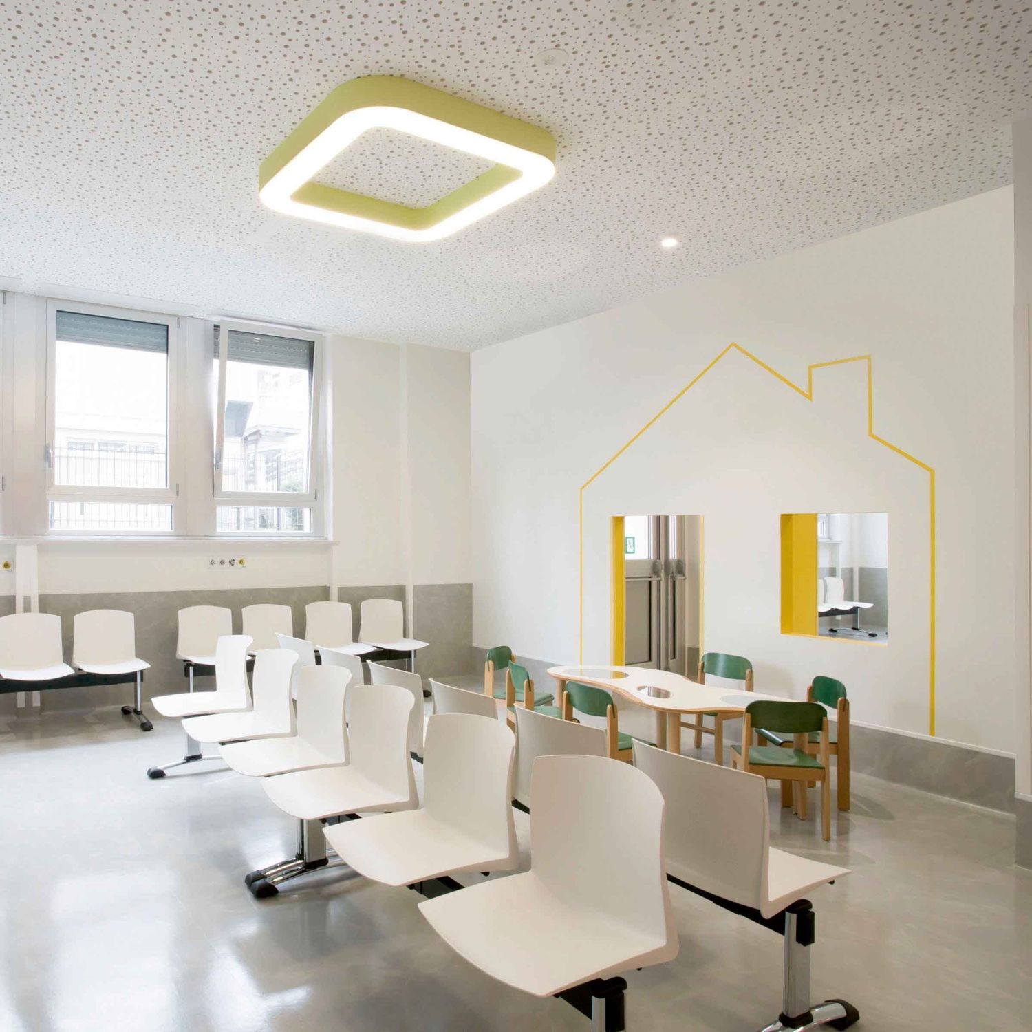 Surface-mounted light fixture - QUANTUM - PROLICHT - LED / curved / square