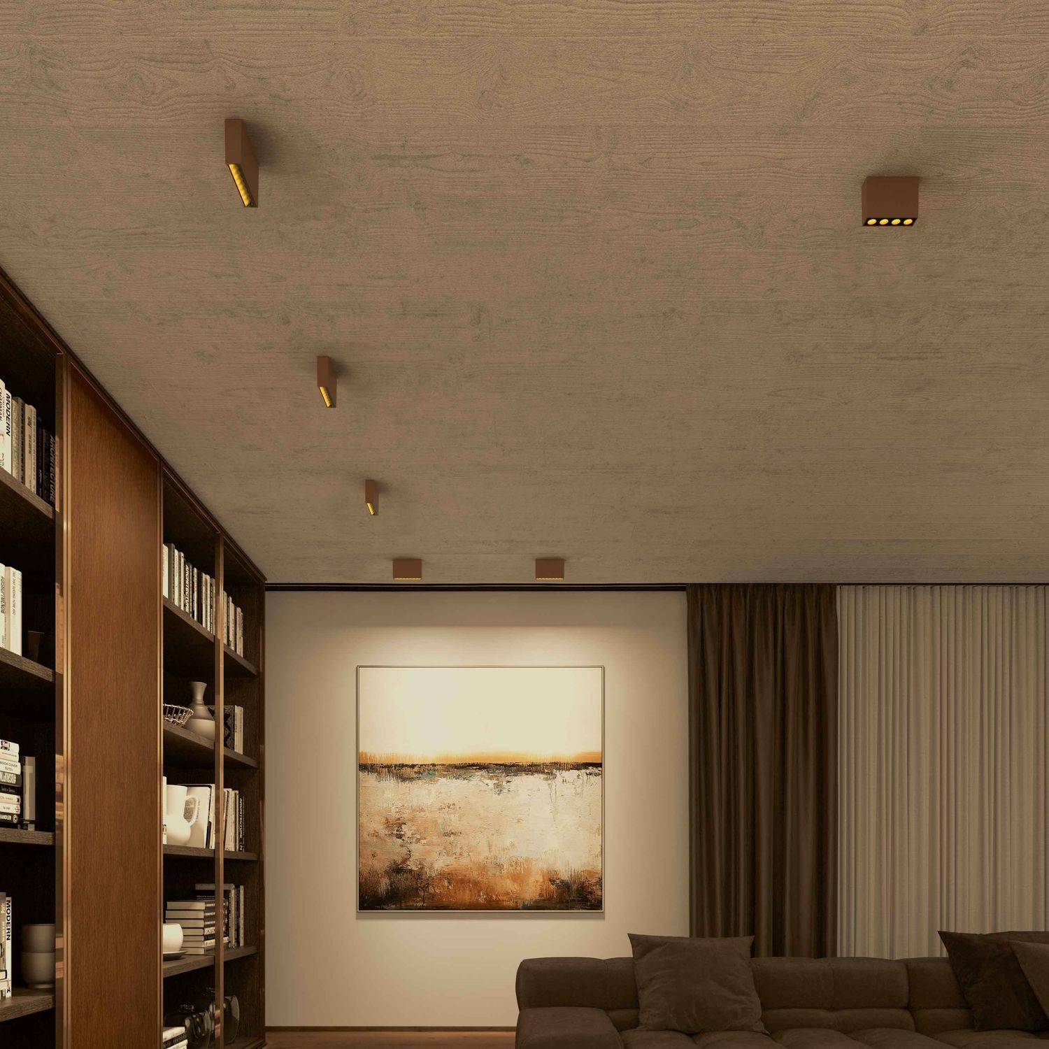 Surface-mounted spotlight - MAGIQ - PROLICHT - LED / rectangular / IP20