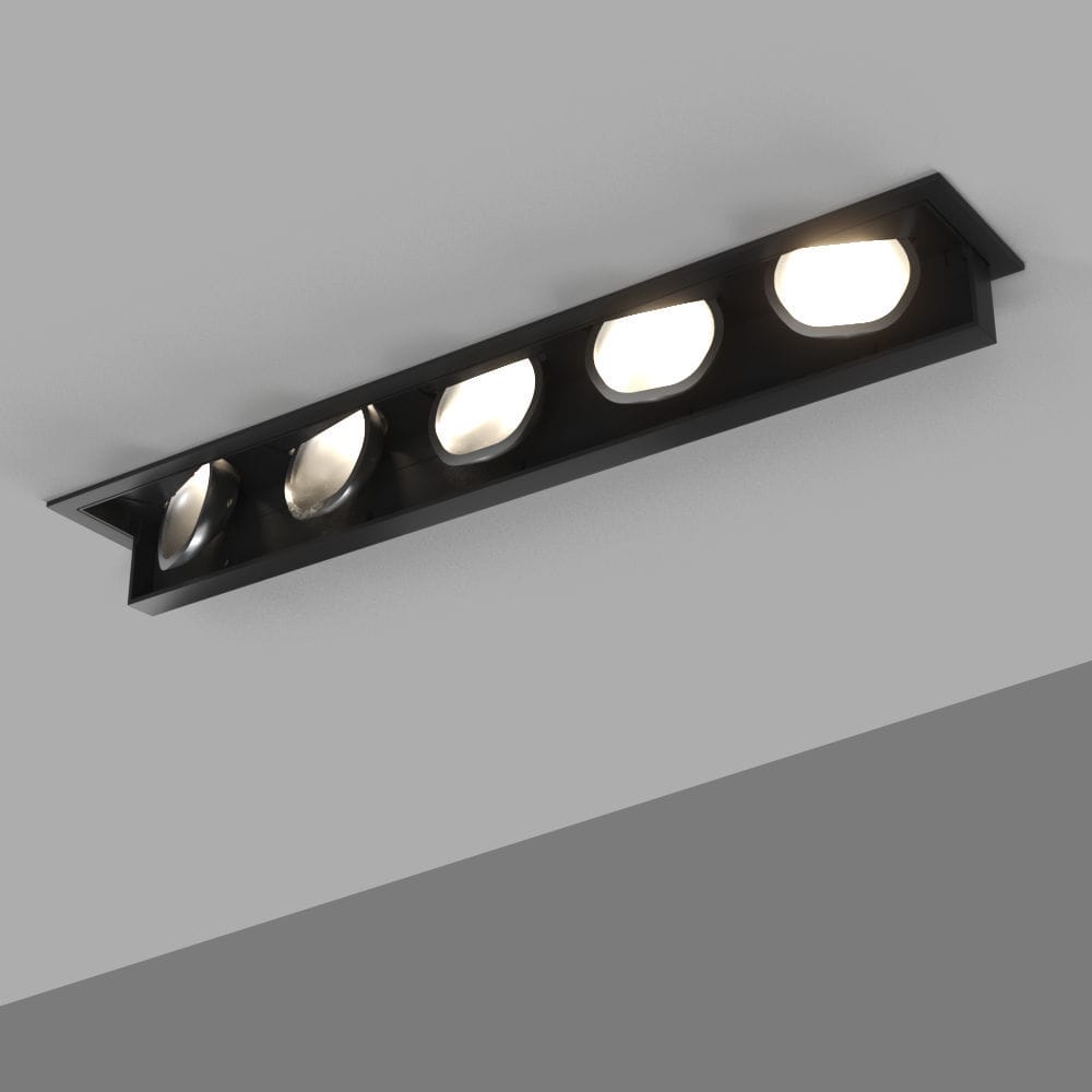 Recessed downlight - MAGIQ - PROLICHT - for ceiling / LED / vertical