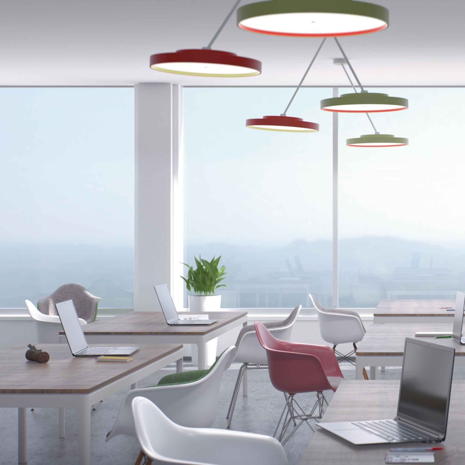 Hanging light fixture - SIGN DIVA DANCER - PROLICHT - LED / round ...