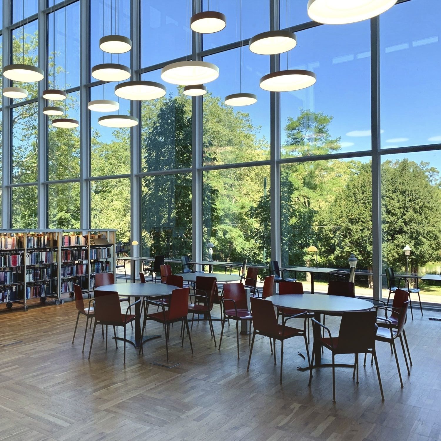 Hanging light fixture - SIGN EVO - PROLICHT - LED / round / interior