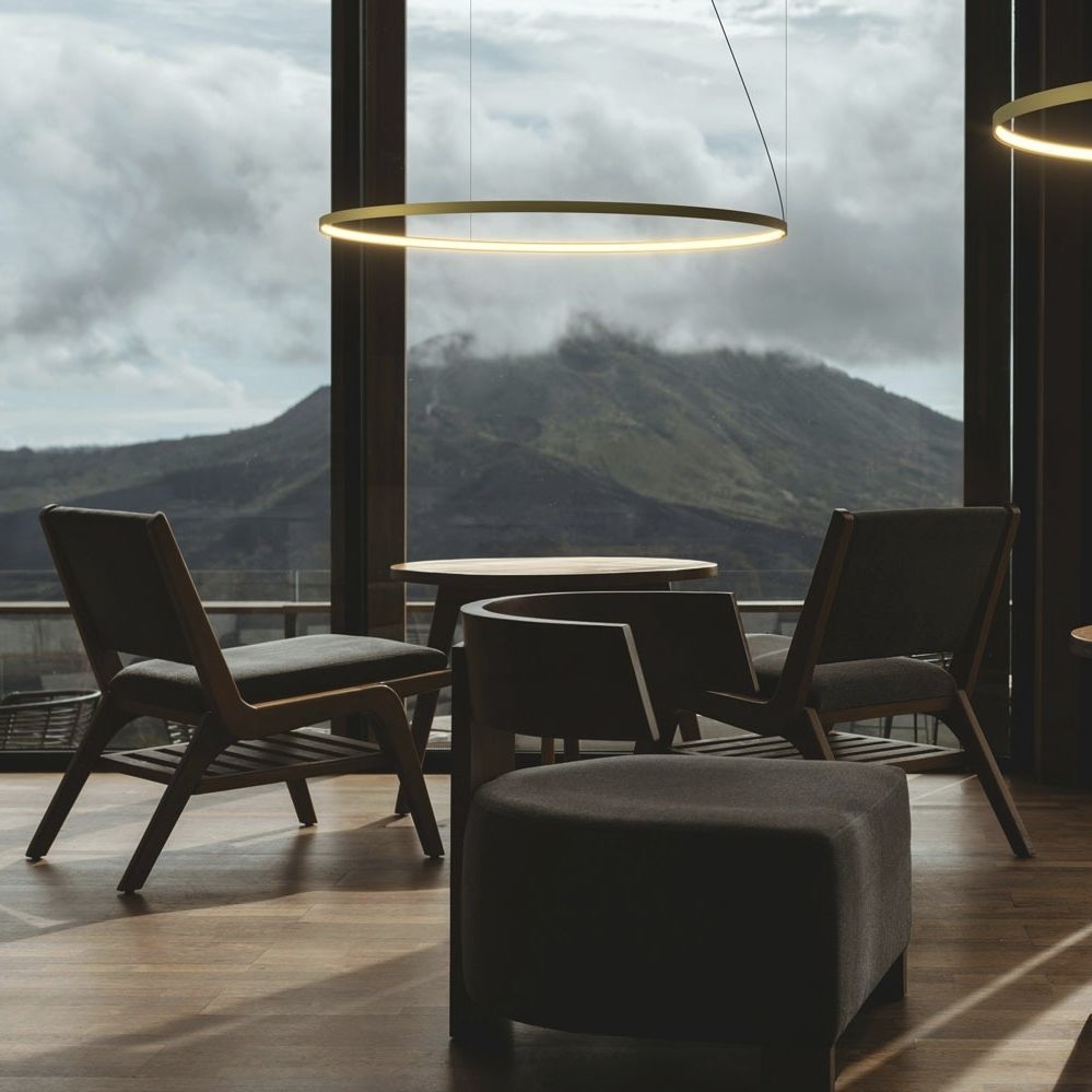 Hanging light fixture - GLORIOUS - PROLICHT - LED / ring-shaped / home