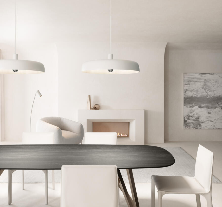 Pendant lamp - MOMA – S/P – - OTY - painted metal / contemporary / corded