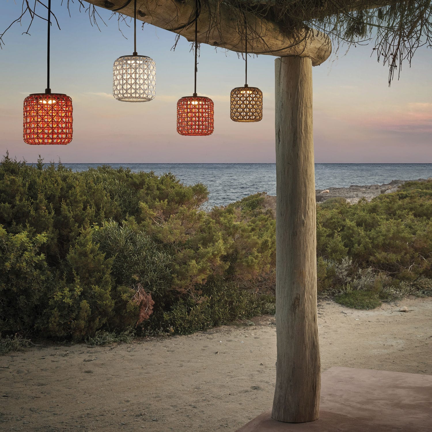 Pendant lamp - NANS S/16/H - BOVER Barcelona - aluminum / stainless ...