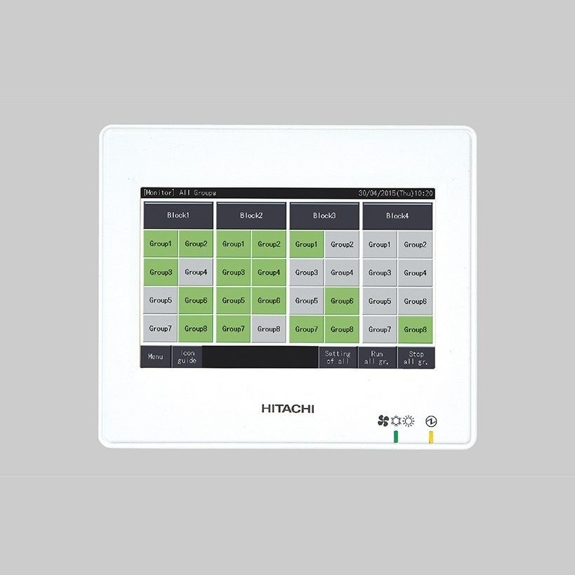 Air conditioning control panel - CENTRAL STATION MINI - HITACHI - wall ...